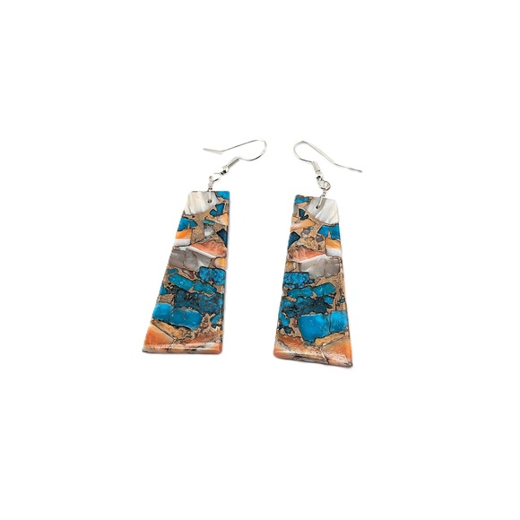SouthWestArtisans | Jewelry | Handmade Earrings Natural Stone Mohave ...